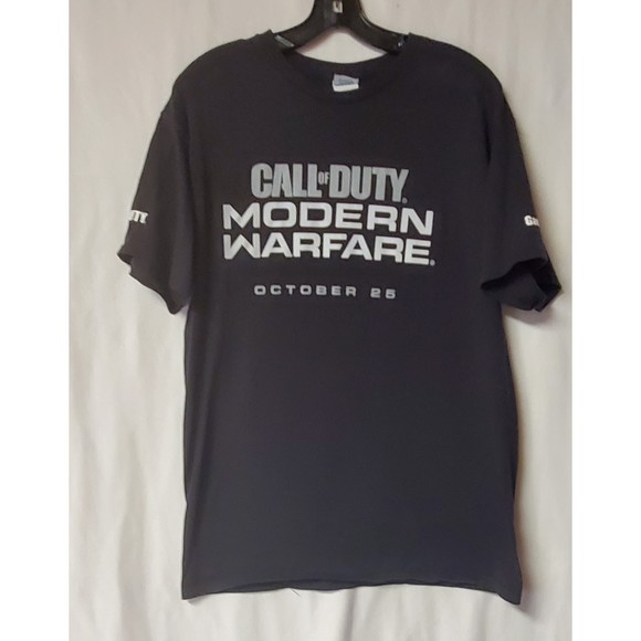 Gamestop | Shirts | Gamestop Call Of Duty Modern Warfare Wwii Tee Size ...